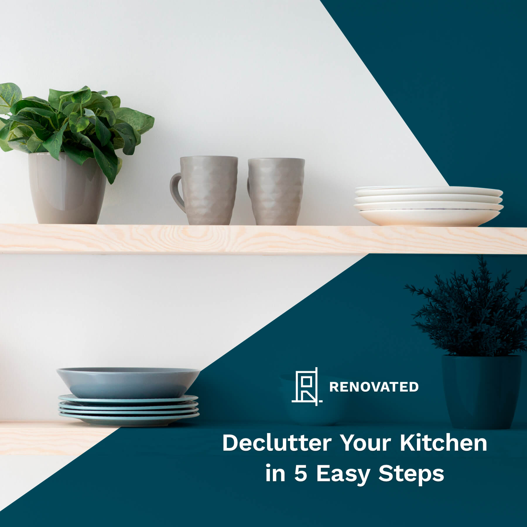 Declutter Your Kitchen in 5 Easy Steps | Renovated